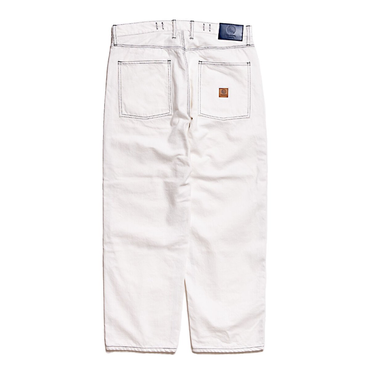 HELLRAZOR BAGGIE DENIM PANTS WASH WHITE | FLAME HELLRAZOR BAGGIE DENIM PANTS WASH WHITE | FLAME
