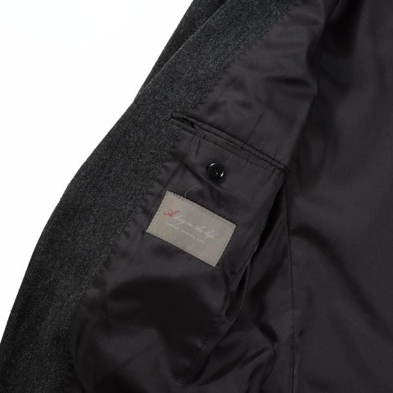UNITED ARROWS チャコールグレー 春 ツイード風ジャケット S RU UNITED ARROWS チャコールグレー 春 ツイード風ジャケット S RU