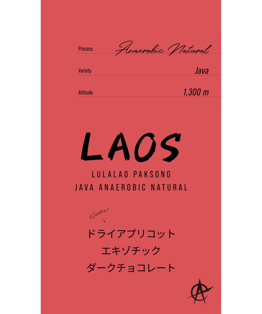 Laos Lulalao Paksong, Java - Anaerobic Natural ...