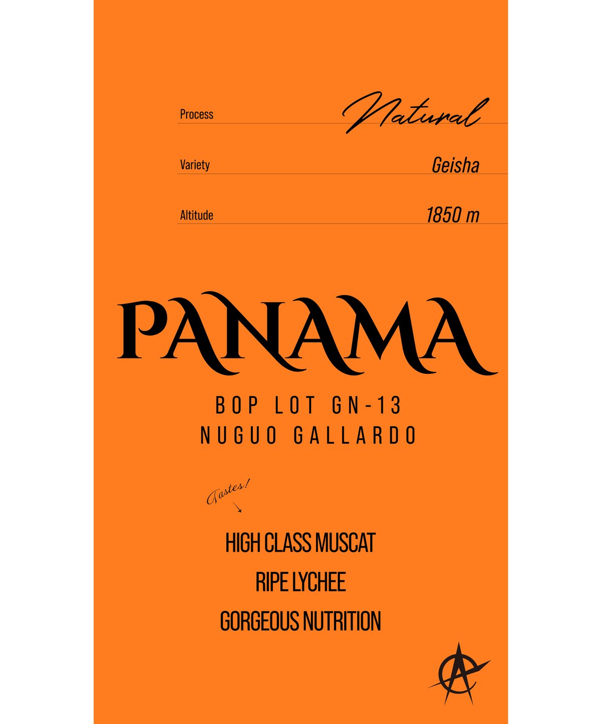 Panama Nuguo Gallardo BoP Lot GN-13 | acid coffee
