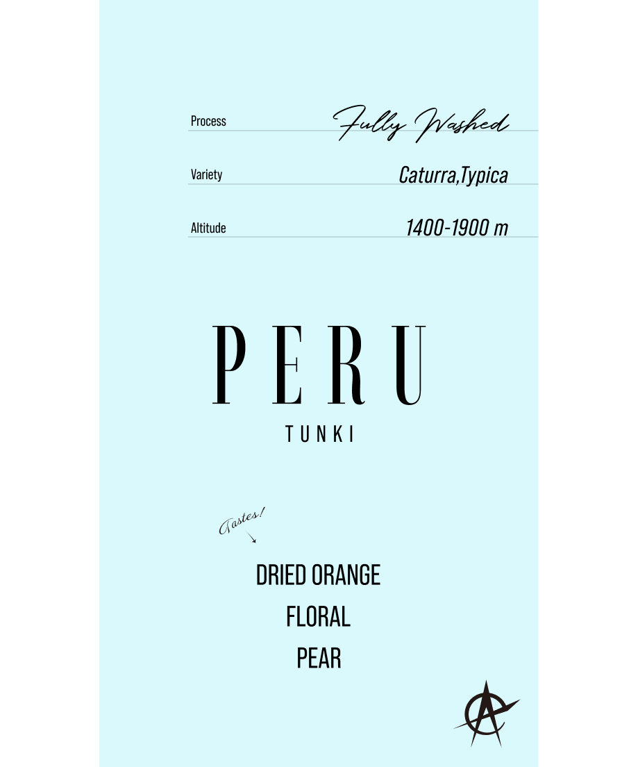 Peru Tunki, Caturra,Typica - Fully Washed | aci...