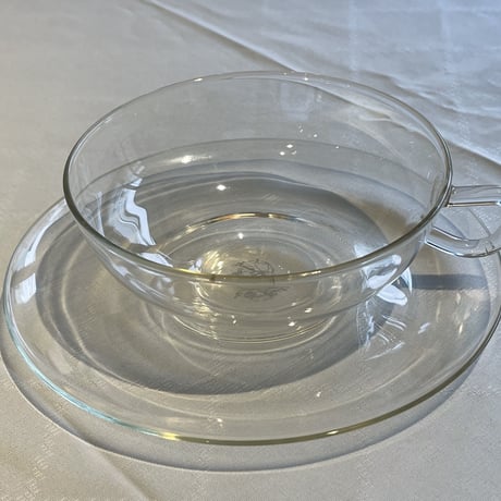 【鎌倉店】 Jena Glass cup and saucer (SAALE GLAS)