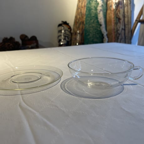 【鎌倉店】 Jena Glass cup and saucer (SAALE GLAS)