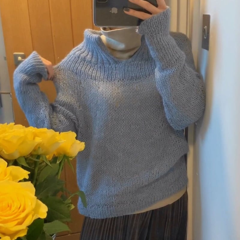 編み図】ローゲージニット | philknit 編み図】ローゲージニット | philknit