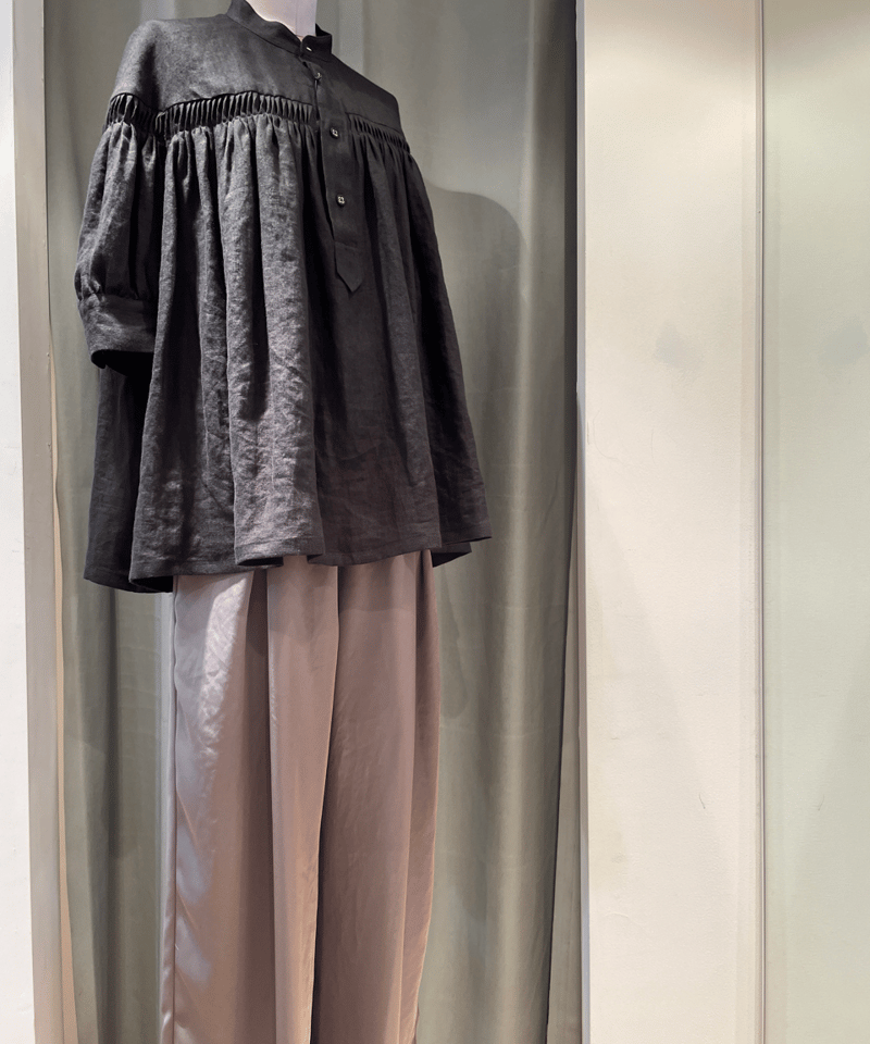 SCYE/1224-31006 /オーガニックリネンタックパフスリーブ SCYE/1224-31006 /オーガニックリネンタックパフスリーブ