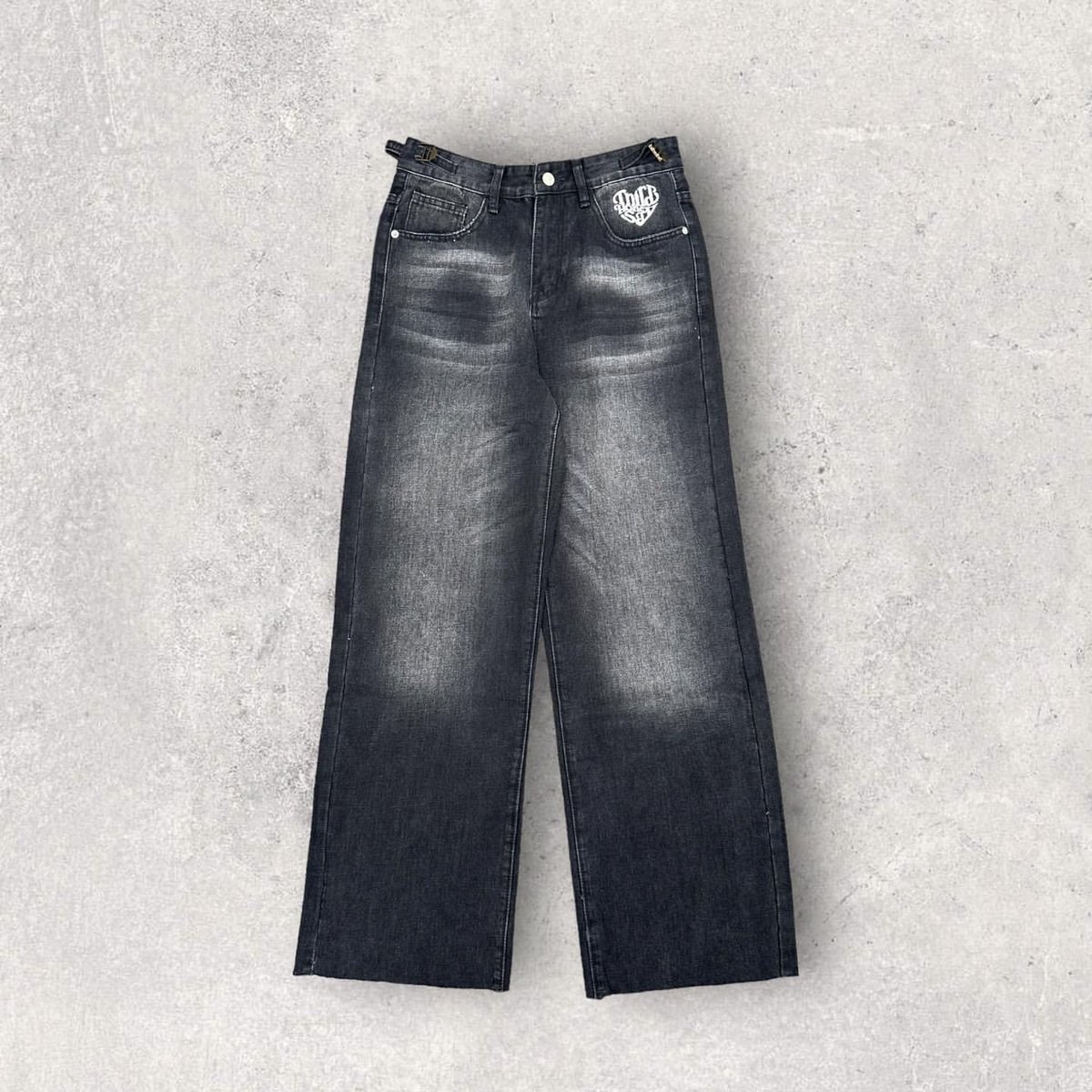 @tmark heart logo denim pants | @tmark