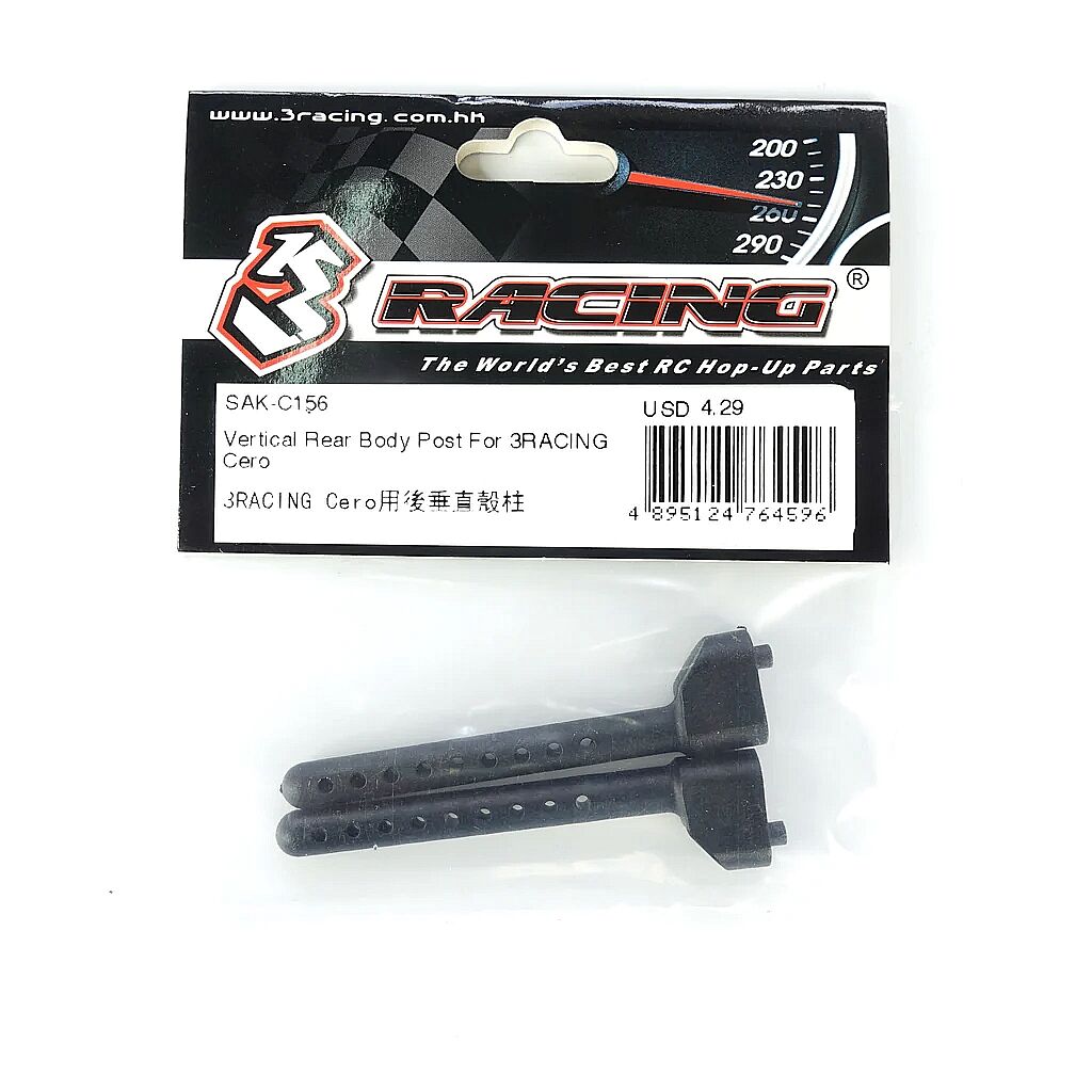 3Racing SAK-C156 VERTICAL REAR BODY POST FOR 3R...