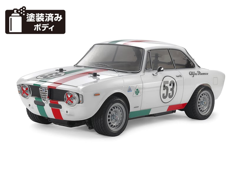 タミヤ 1/10RC アルファロメオ ジュリア スプリント GTA クラブ タミヤ 1/10RC アルファロメオ ジュリア スプリント GTA クラブ