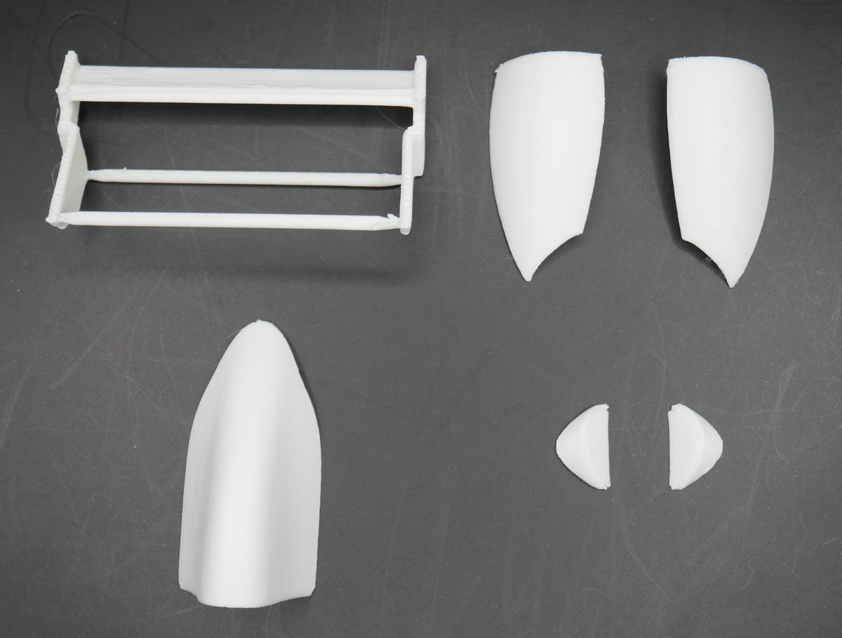 RD2- (3Dプリント) MZ FORMULA PROJECT F87用エアロキットセット ...