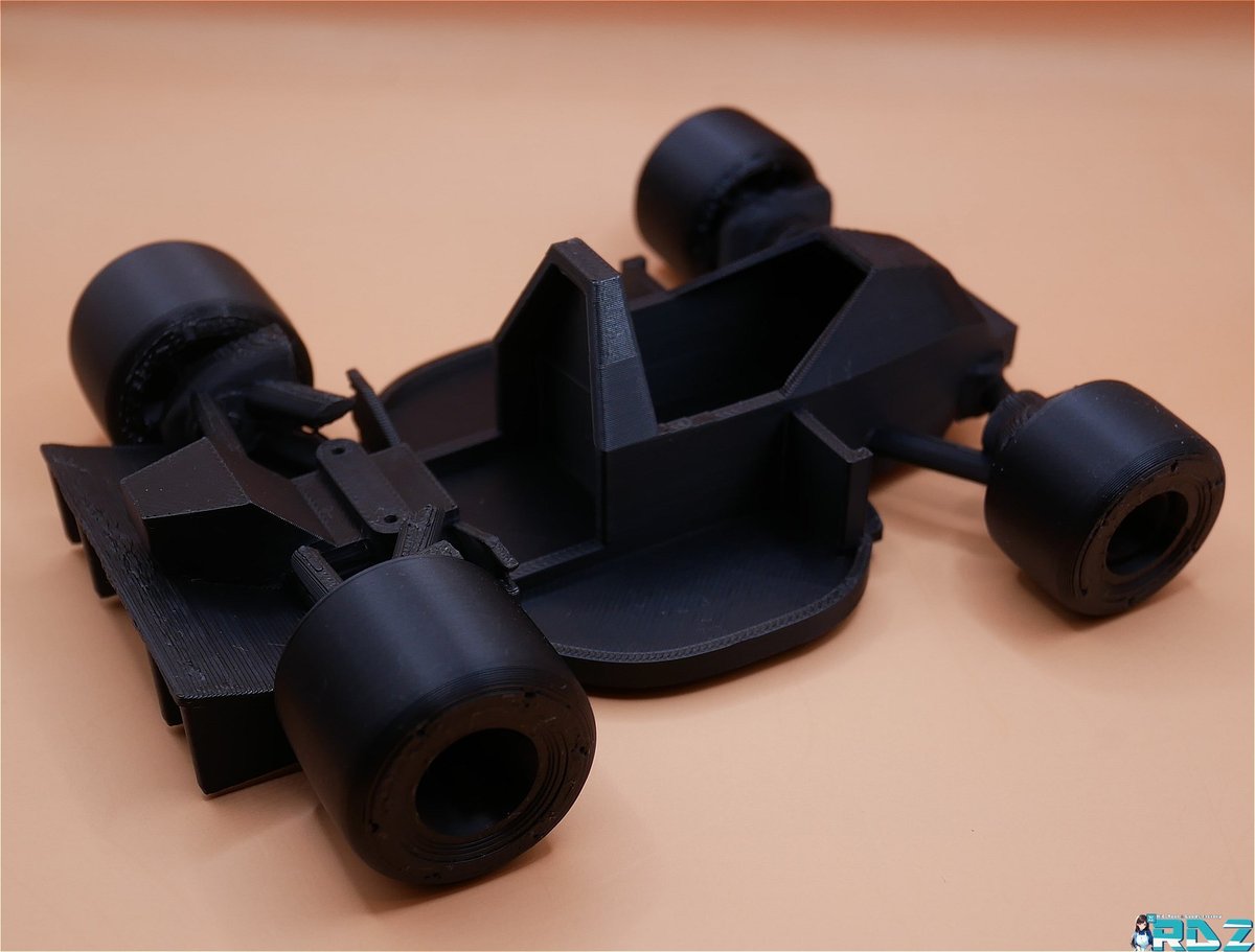 RD2- (3Dプリント) MZ FORMULA PROJECT F91用ダミーシャーシと展示...