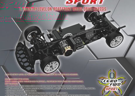 3Racing 1/10 CERO FWD SPORT TOURINGCAR【KIT-CERO...