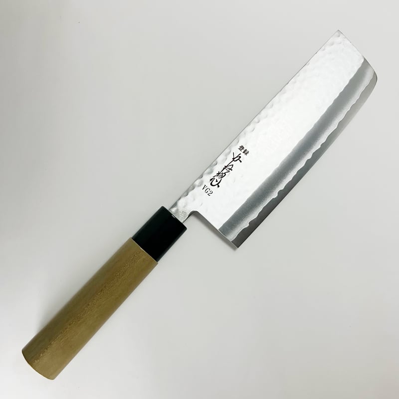 菜切り包丁 ステンレス鋼 VG2 プラ柄 160mm 鎚目仕様 | 刃物の 菜切り包丁 ステンレス鋼 VG2 プラ柄 160mm 鎚目仕様 | 刃物の