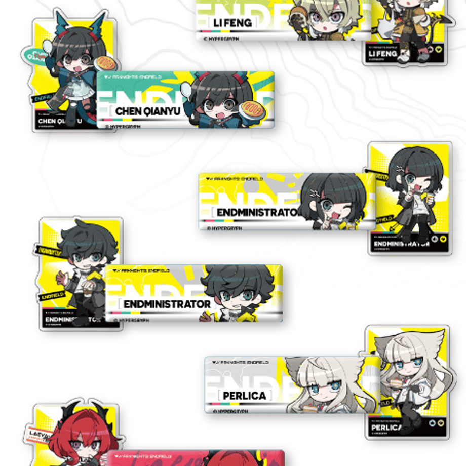 アークナイツ：エンドフィールド×PrismLand 缶バッジ＆マグネットセット | Nekotani