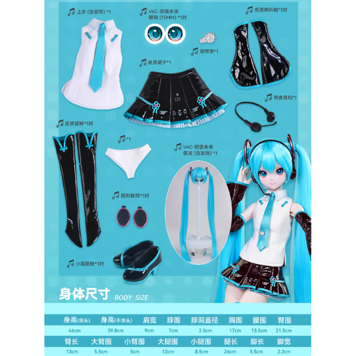 TinyFox ×初音ミク 1/4スケールMJDドール | Nekotani