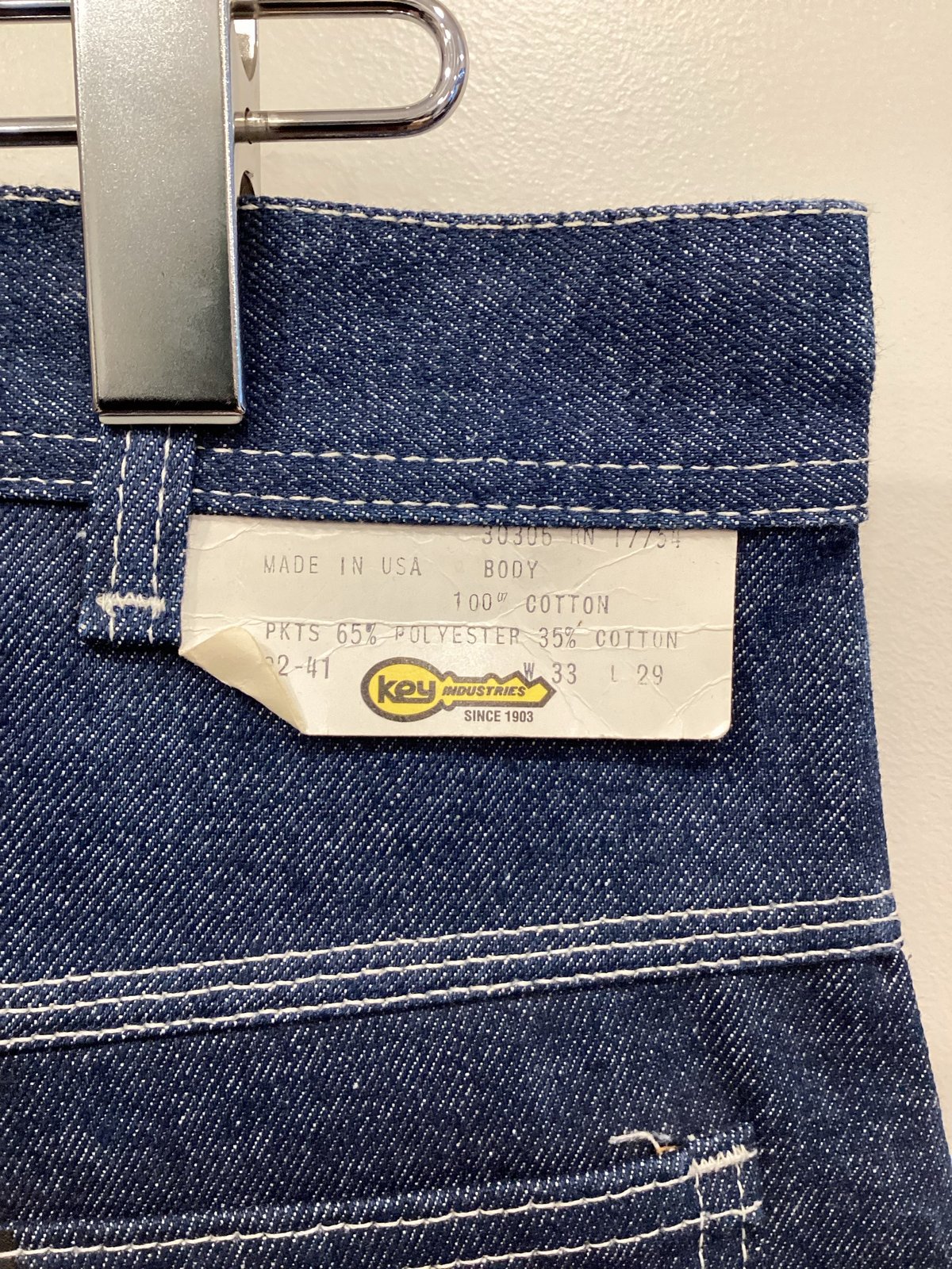 Key】70's DENIM PAINTER PANTS Key】70's DENIM PAINTER PANTS