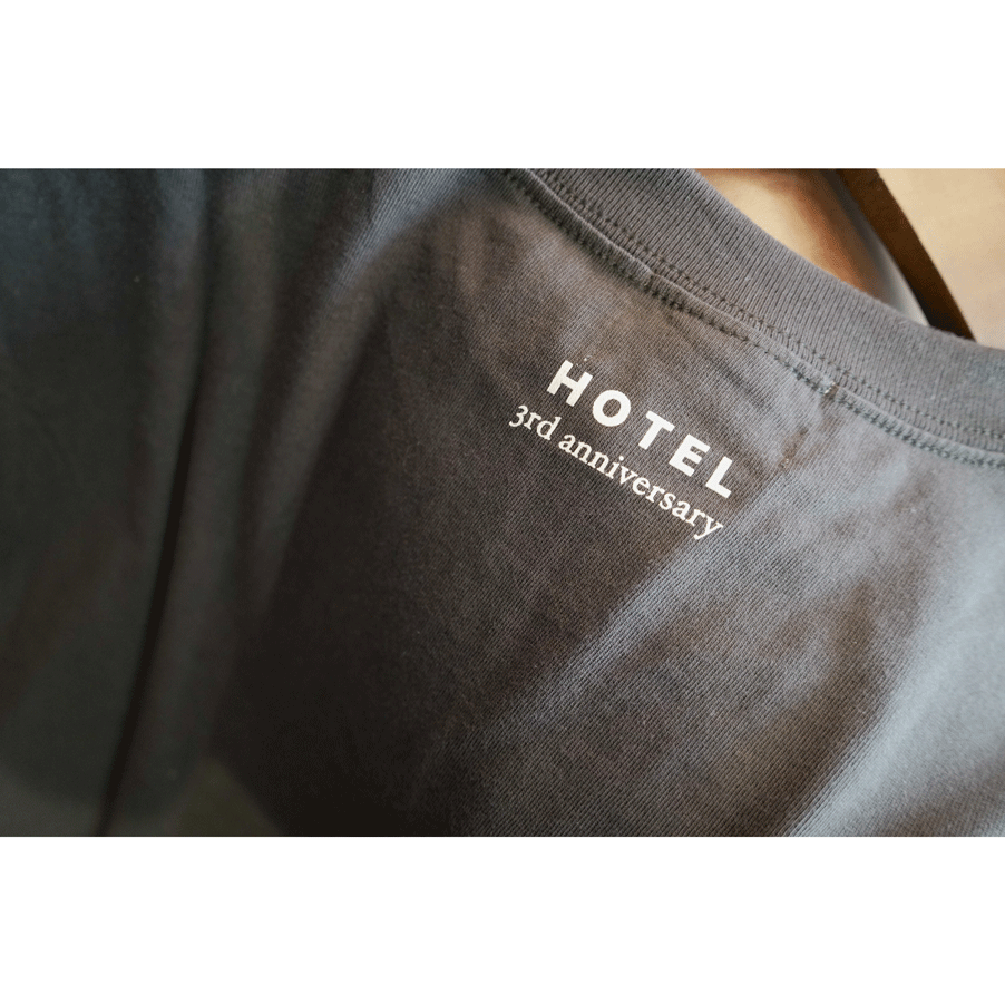 HOTEL 【3rd Anniversary】 T-shirt / BLACK | HOTEL...