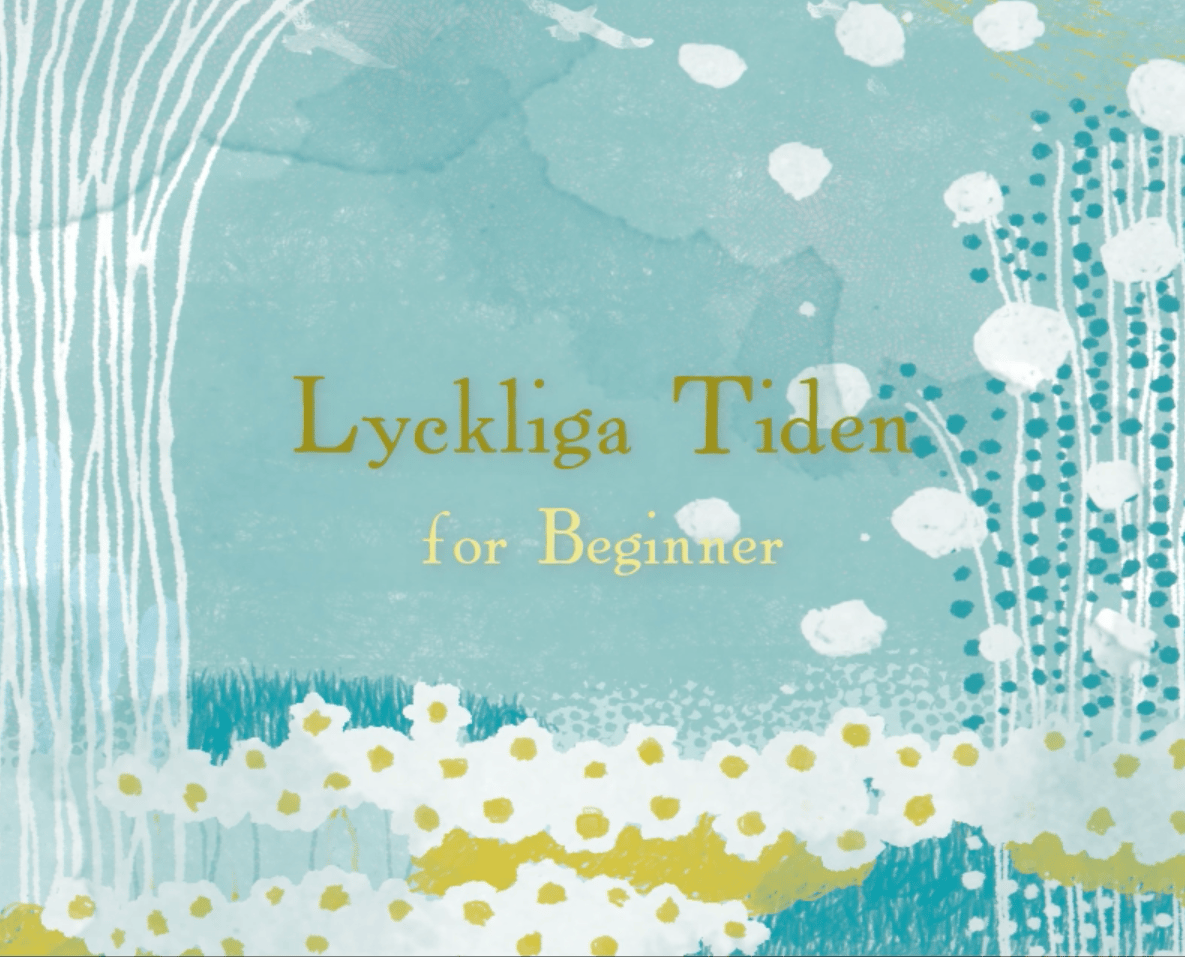 Lyckliga Tiden《Swedish tune》 for Beginners | Ce...
