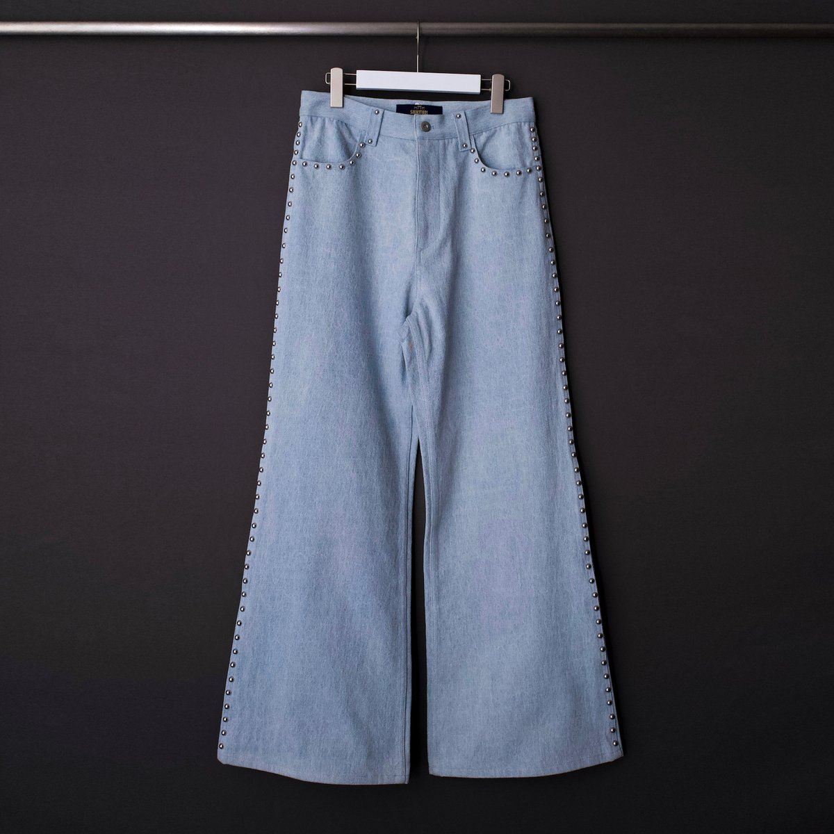 STUDDED DENIM PANTS【BLUE】 | SHIKITARI STUDDED DENIM PANTS【BLUE】 | SHIKITARI