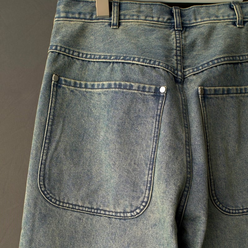 FADED WIDE DENIM PANTS | SHIKITARI FADED WIDE DENIM PANTS | SHIKITARI