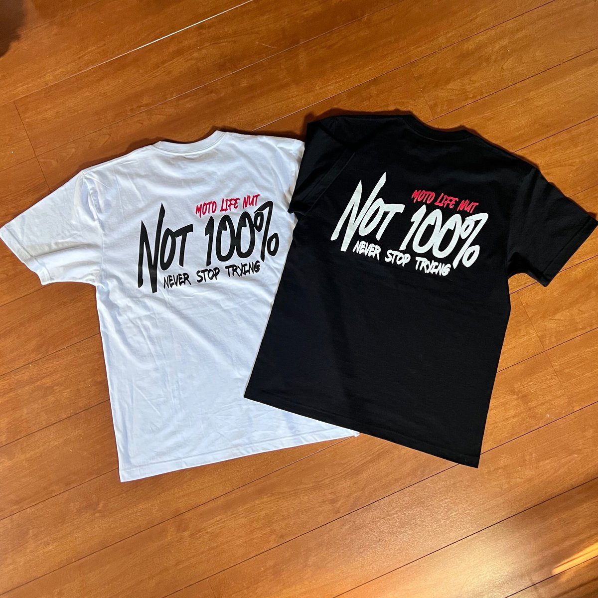 Not100% Tシャツ Black 【送料込】 | MOTO GANG's STORE