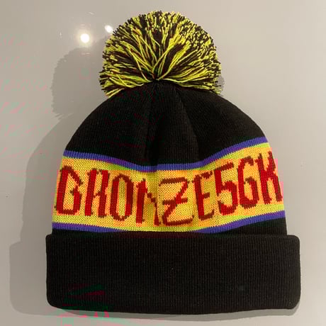 BRONZE 56K "POOF BALL BEANIE" BLACK | 未知端 skat...