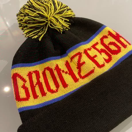 BRONZE 56K "POOF BALL BEANIE" BLACK | 未知端 skat...