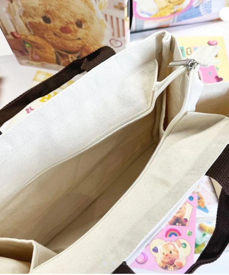 Butter Bear ちゃん オフィシャルトートバッグ | THAI GOODS STORE Butter Bear ちゃん オフィシャルトートバッグ | THAI GOODS STORE