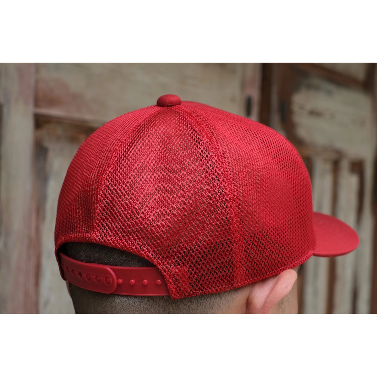 "CUSTOM SPECIALTIES" TRUCKER MESH CAP (RED) | D...