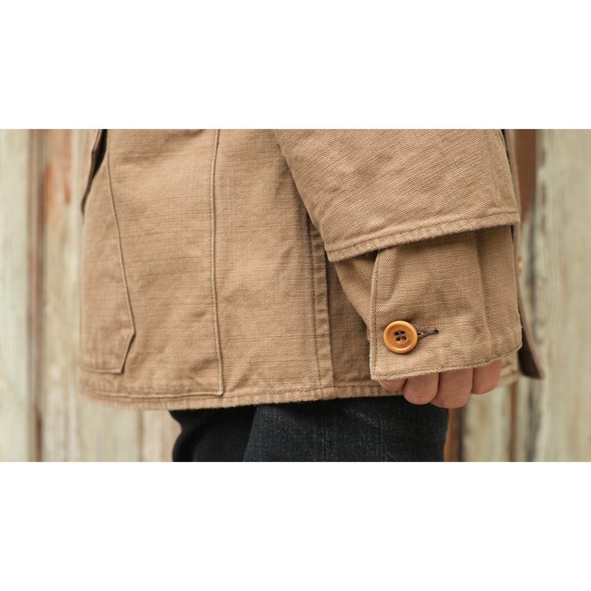 "TIMBER CRUISER" COAT (YARN-DYED KHAKI) | DESOL...