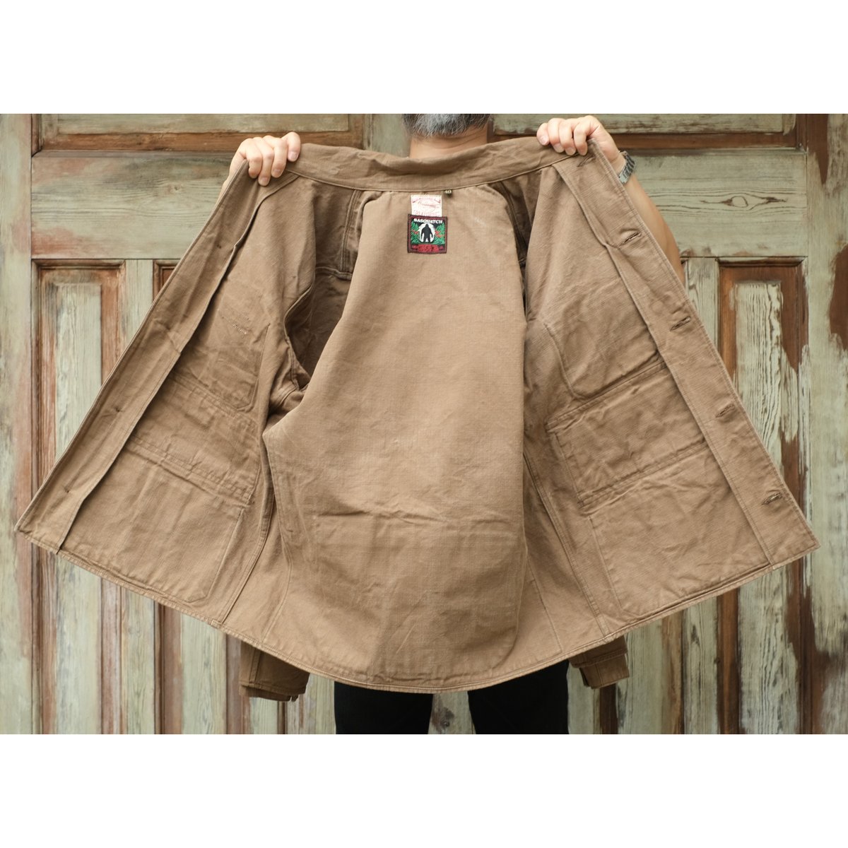 "TIMBER CRUISER" COAT (YARN-DYED KHAKI) | DESOL...