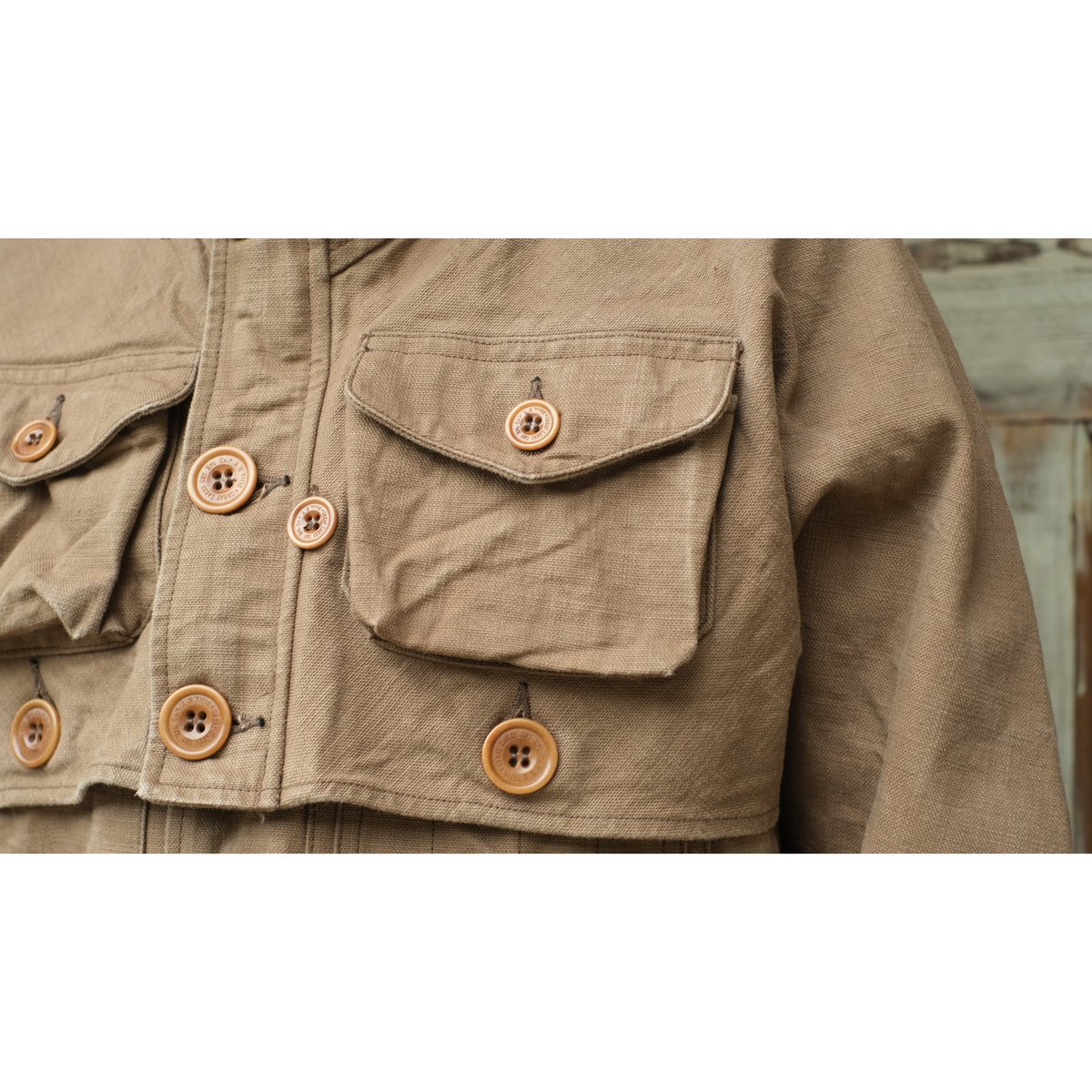 "TIMBER CRUISER" COAT (YARN-DYED KHAKI) | DESOL...