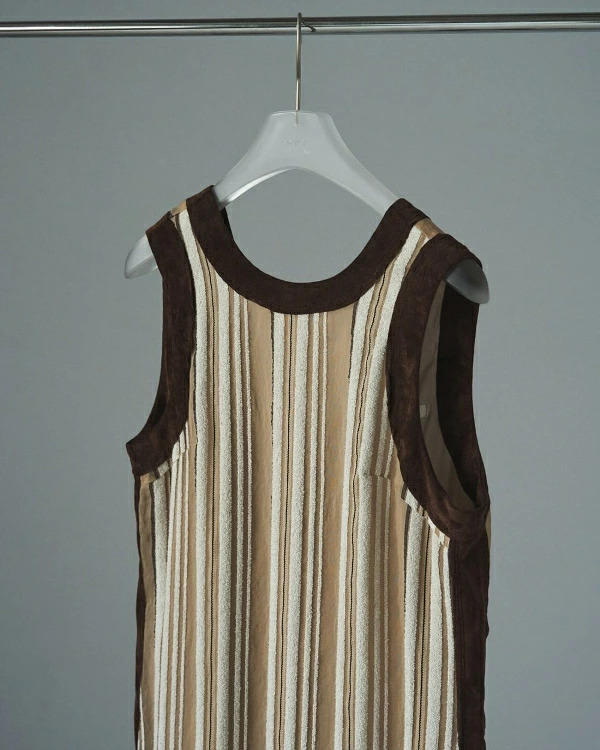 ànuke アンヌーク anuke 秋冬 Sheer Stripe Onepiece シアース