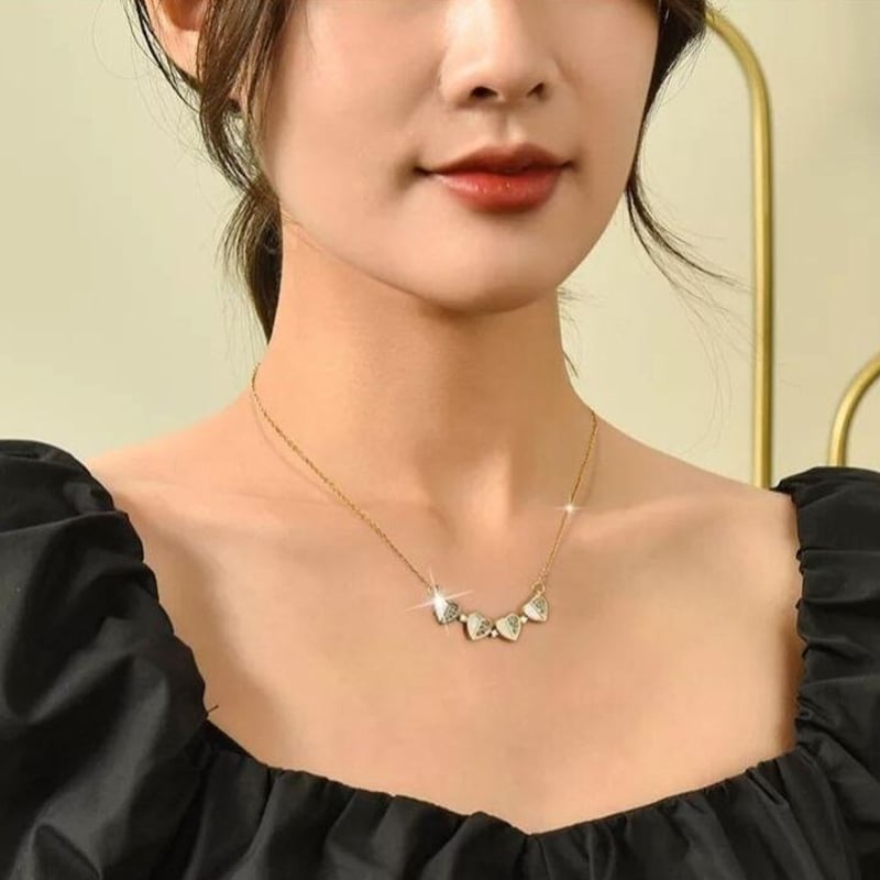 変形合体 四つ葉のクローバー ネックレス 女性 人気 ペンダント 変形合体 四つ葉のクローバー ネックレス 女性 人気 ペンダント