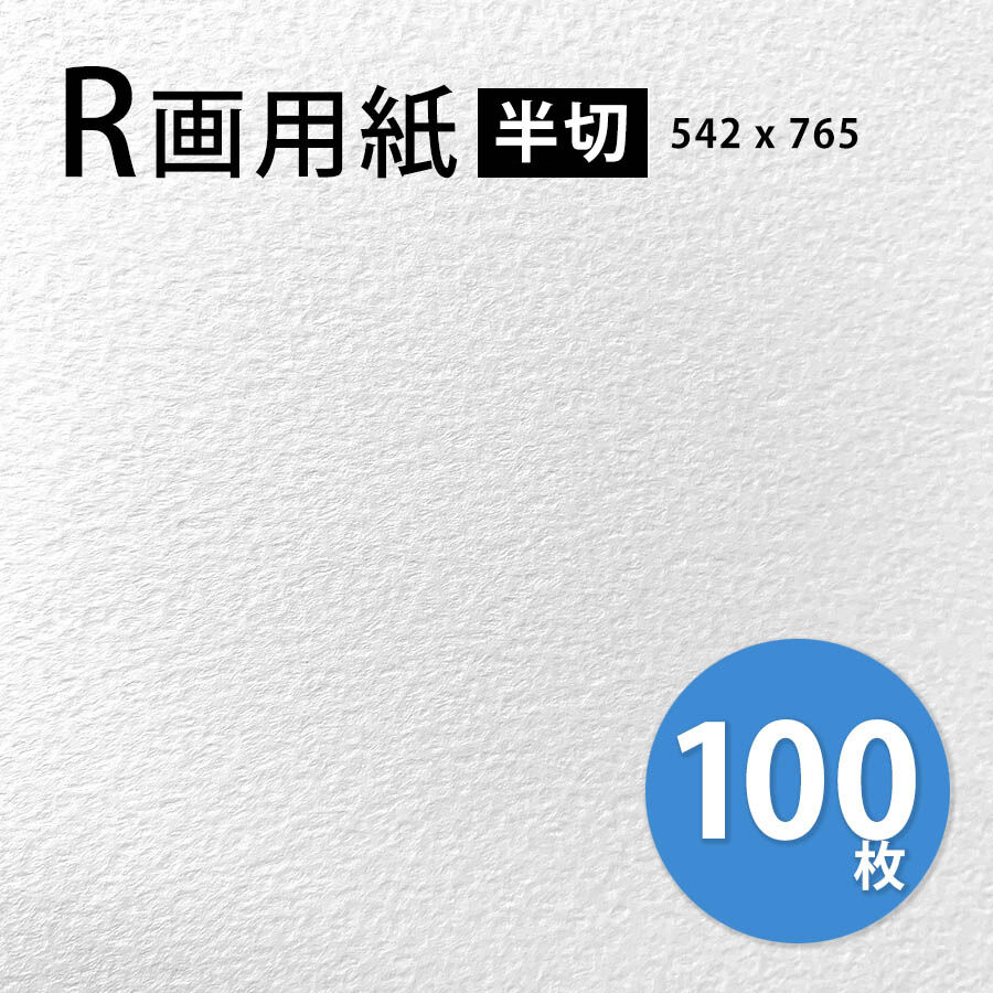 R画用紙 170k B2大/半切 100枚 2102011001781 | 建築模型材料屋