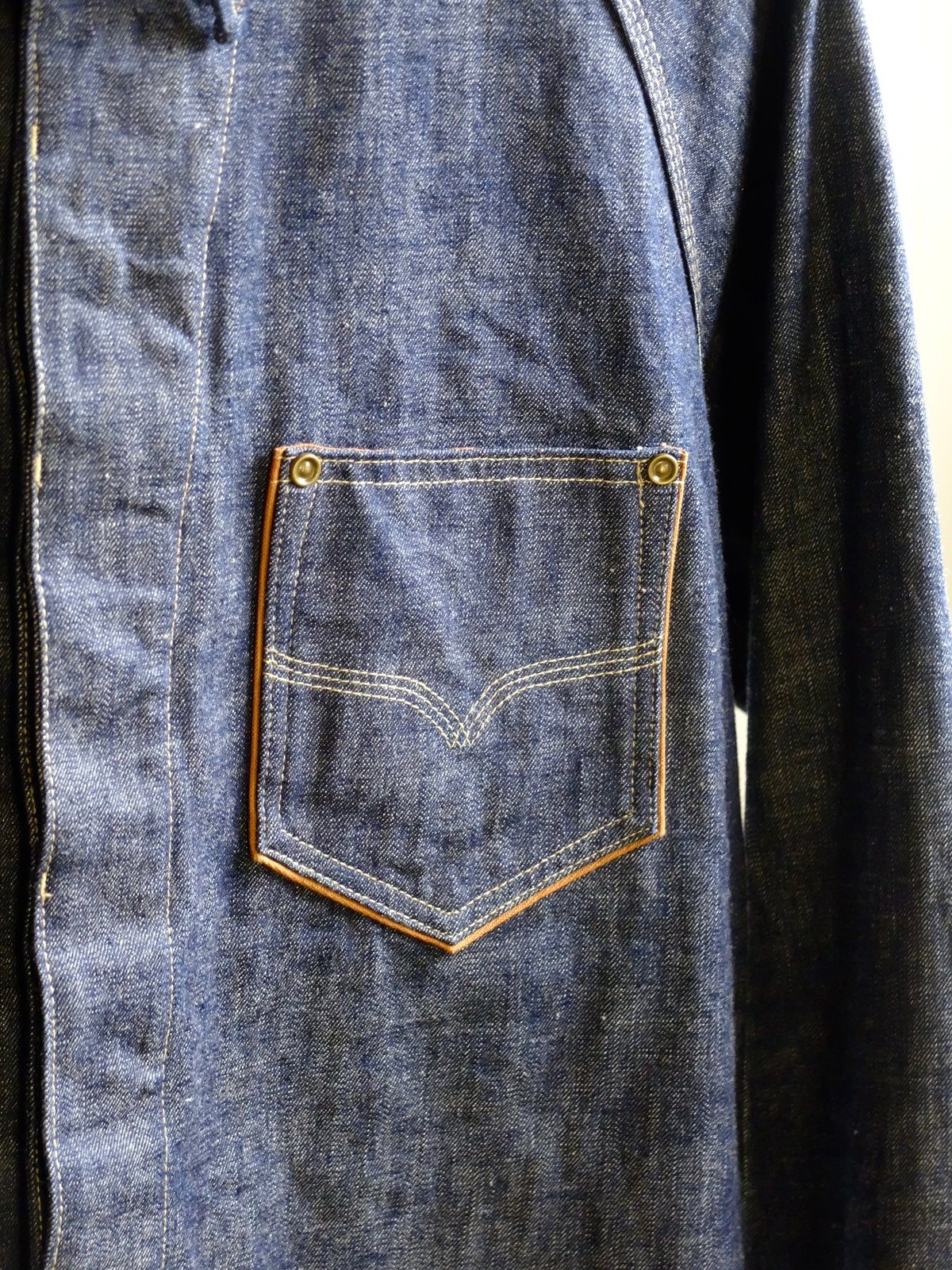 DELUXEWARE/デラックスウエア 7640『 40's DENIM SHIRT/ 40s...