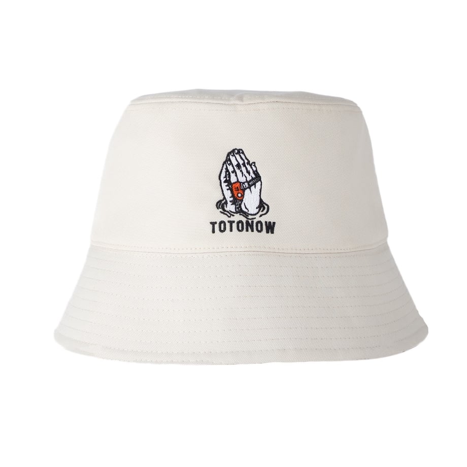 Original Sauna Bucket Hat / White × Beige | tot...