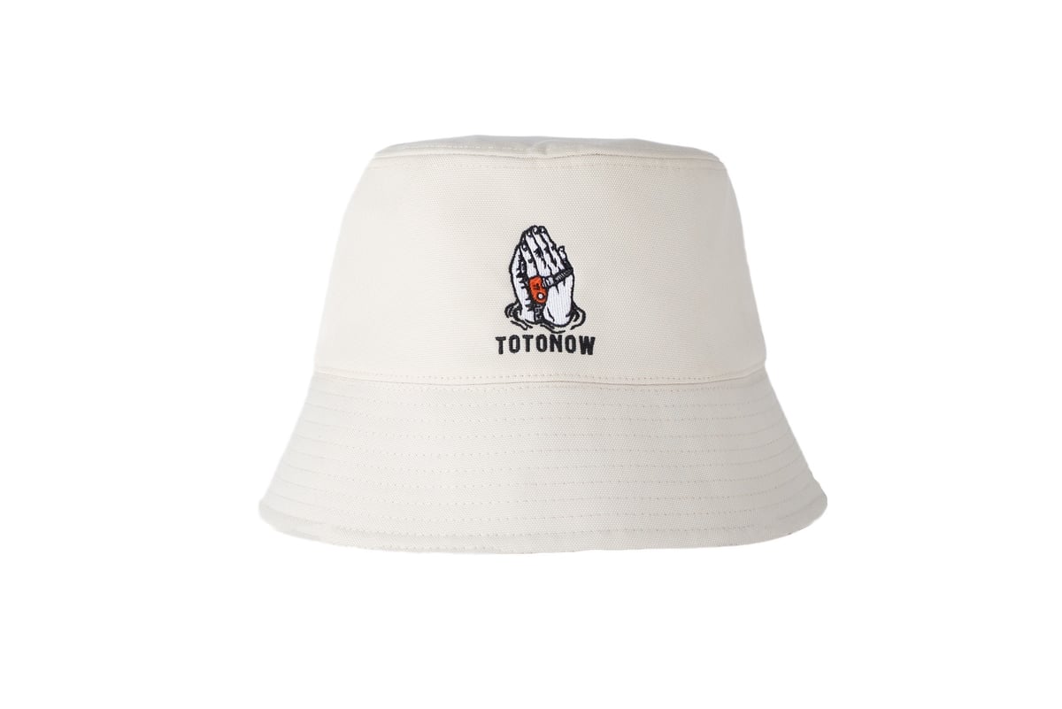 Original Sauna Bucket Hat / White × Beige | tot...