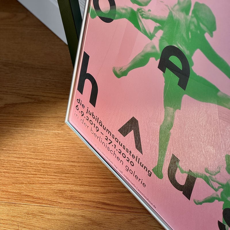 poster-03085 BAUHAUS vivid シルバーフレーム アートポスター poster-03085 BAUHAUS vivid シルバーフレーム アートポスター