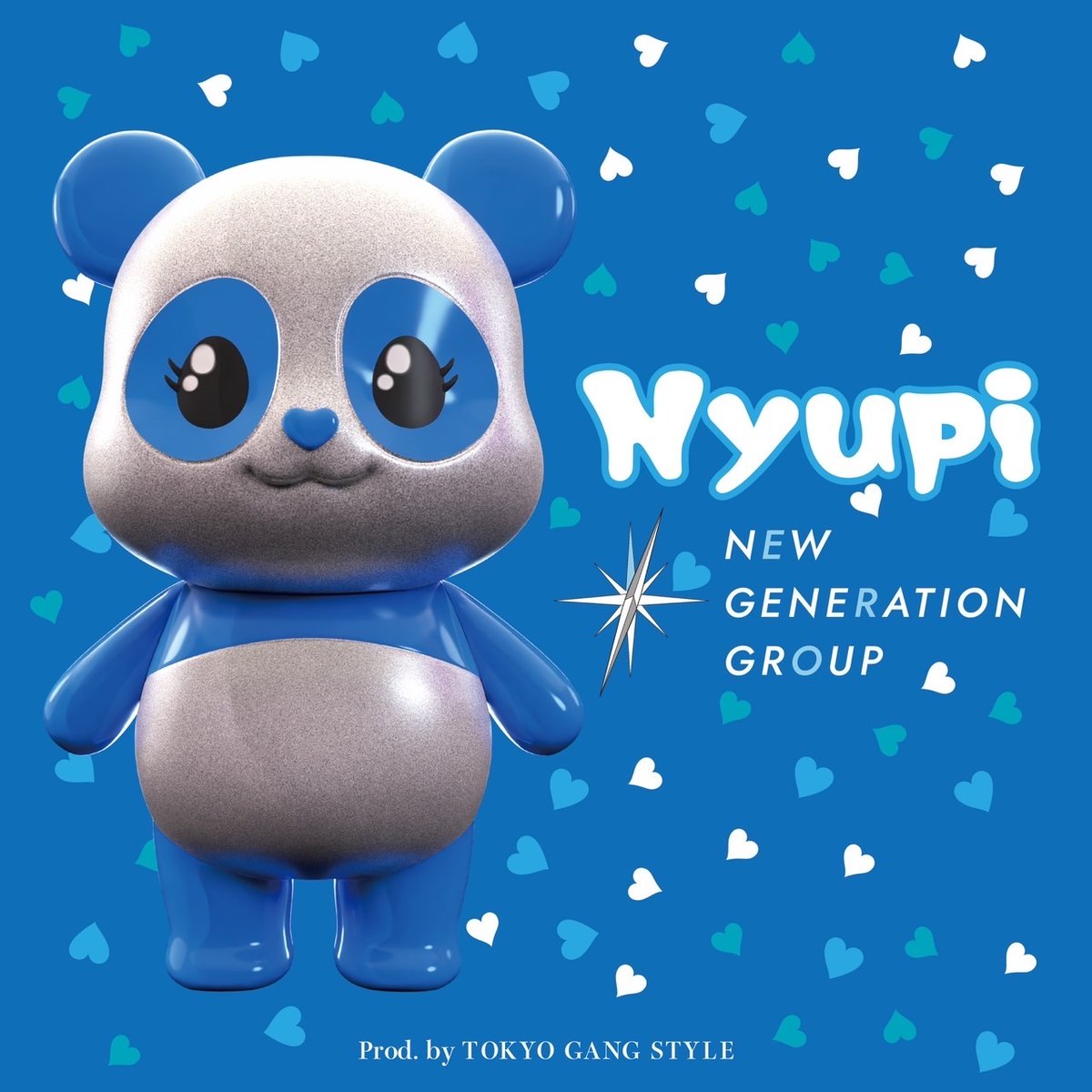 【限定10個】NYUPI 2nd COLOR -BLUE×SILVER EDITION-