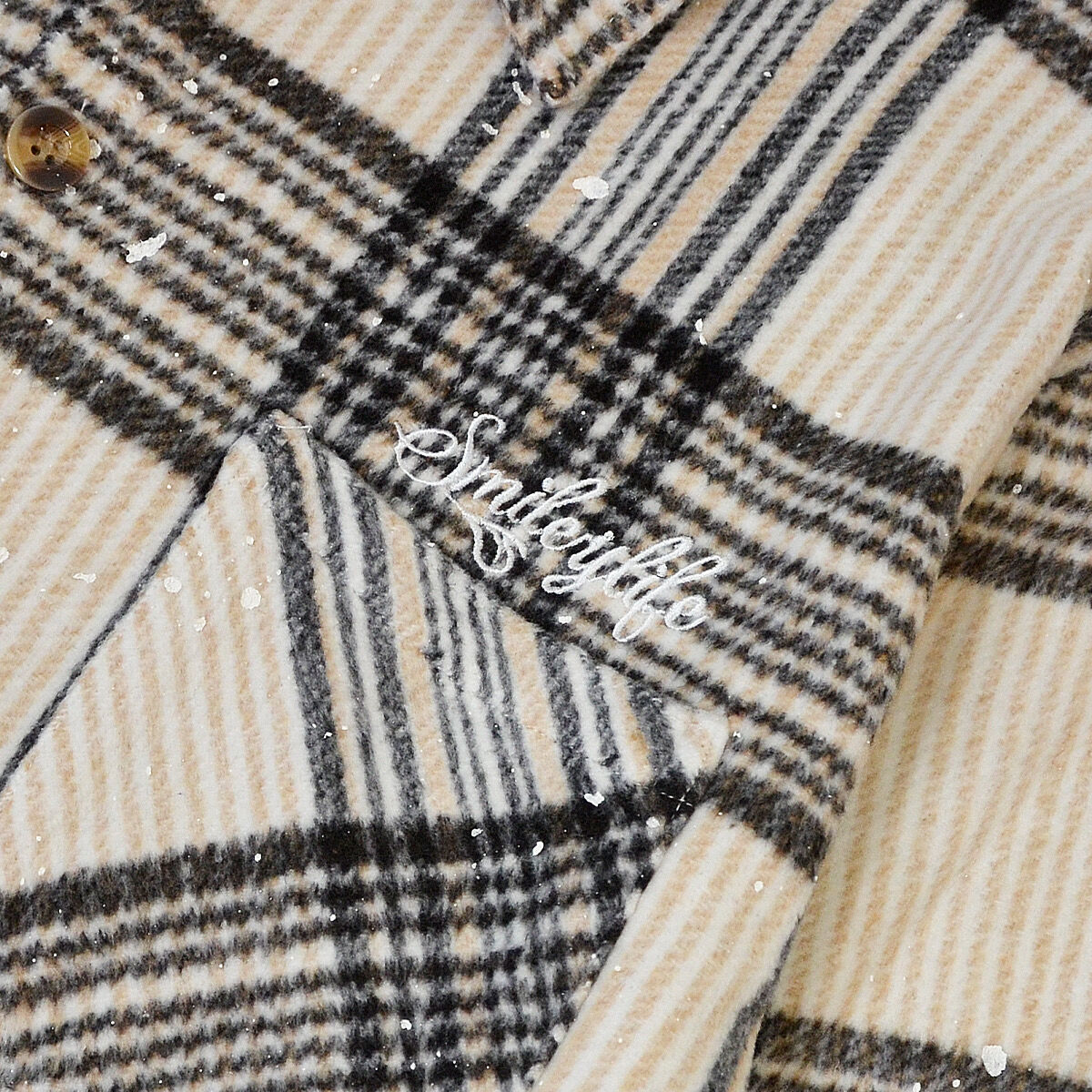 Smiley life | SMILEY LIFE PAINT FLANNEL CHECK S...