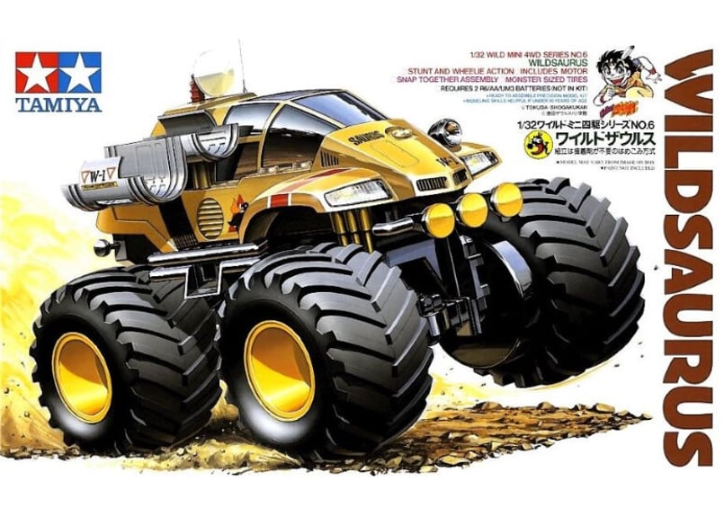 タミヤ 1/32 ワイルドミニ四駆 No.6 ワイルドザウルス タミヤ 1/32 ワイルドミニ四駆 No.6 ワイルドザウルス