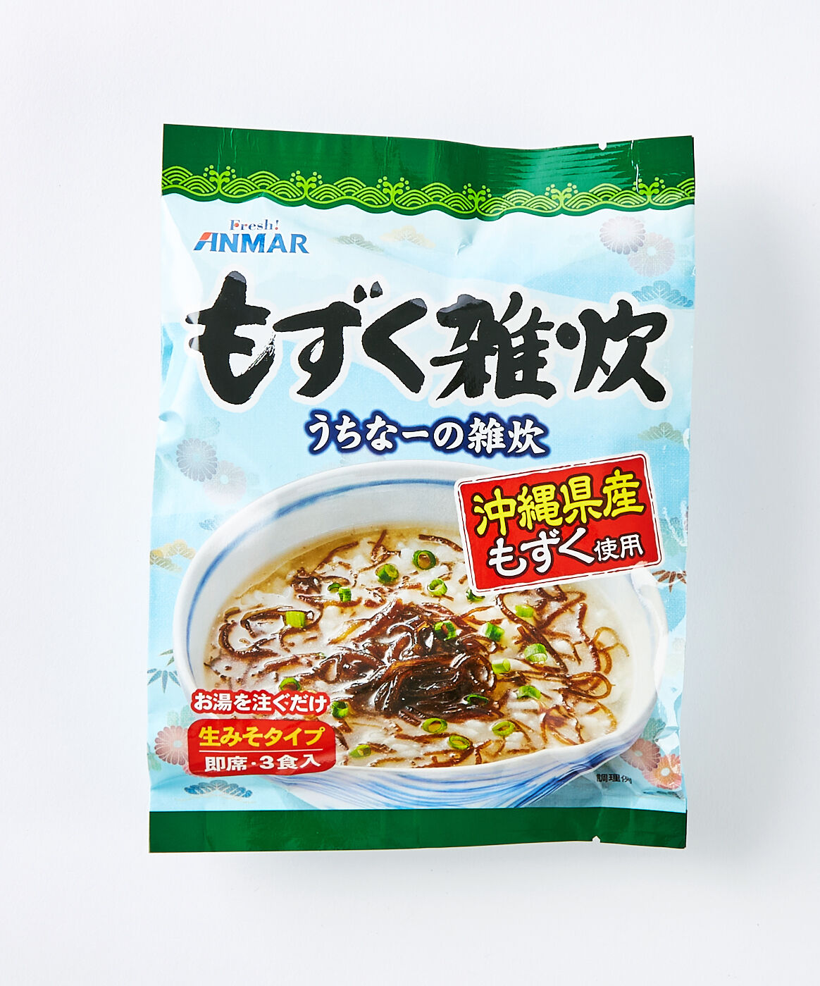 （常温商品）もずく雑炊3食入 39g×3食 | アンマーショップ