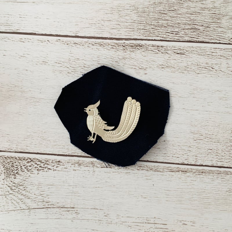 ピヨピヨ鳳凰のブローチ | sabayaとしまねこ舎 ピヨピヨ鳳凰のブローチ | sabayaとしまねこ舎