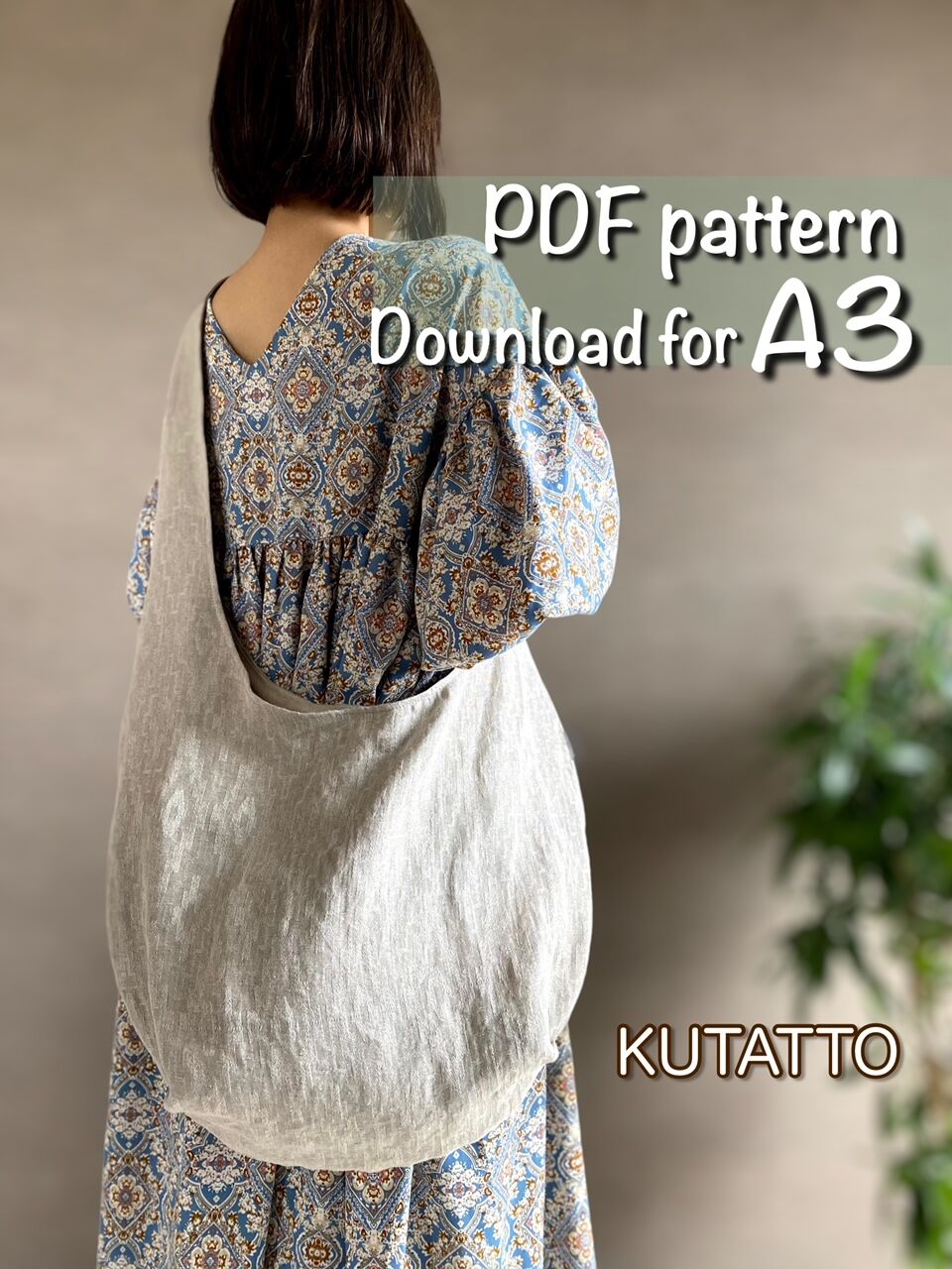 【A3】[Kutatto]pdf sewing pattern ※Instructions o...