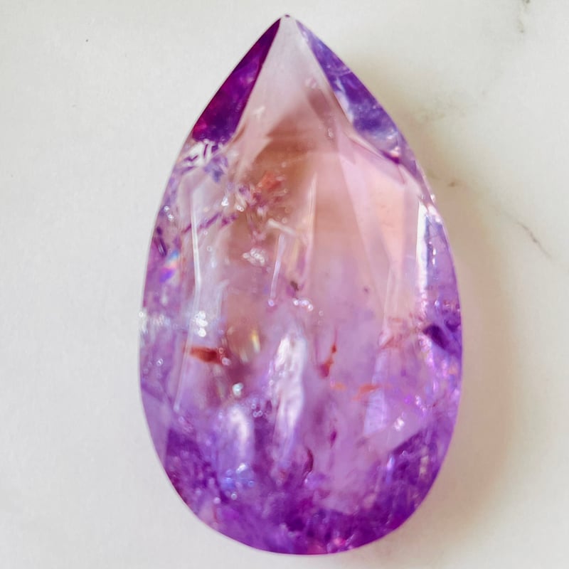 虹キラキラ! 雫型 宝石アメトリン | Crystal shop Mayria 虹キラキラ! 雫型 宝石アメトリン | Crystal shop Mayria