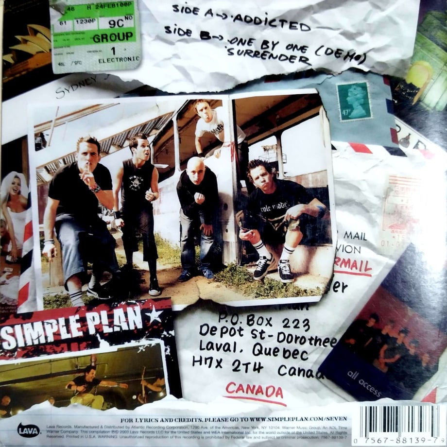 【7】 Simple Plan / Addicted | MeraMera Records