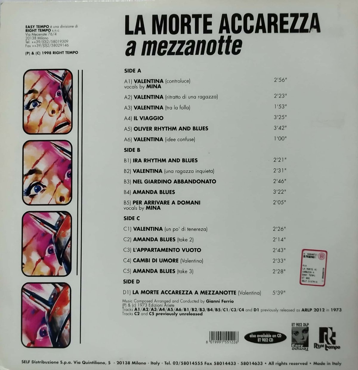 【LP】OST / La Morete Accarezza a Mezzanotte | Me...