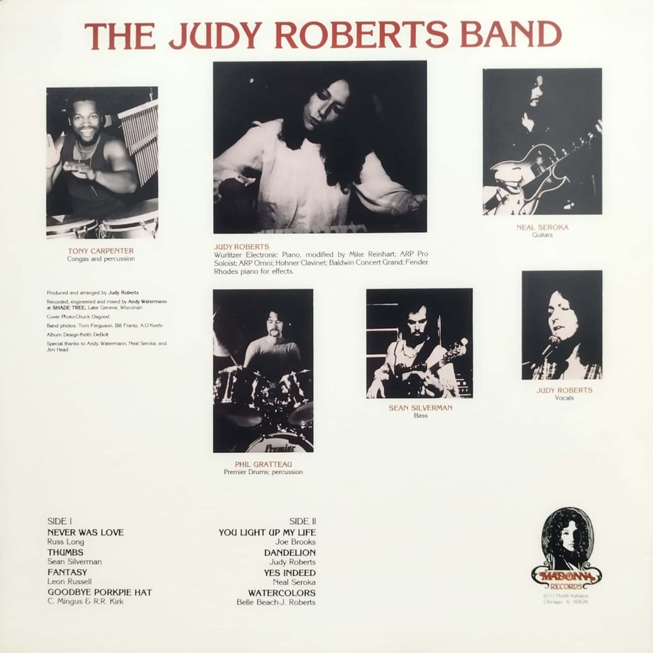 【LP】Judy Roberts Band / The Judy Roberts | Mer...