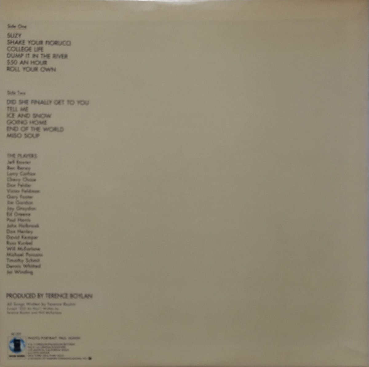【LP】 Terence Boylan / Suzy | MeraMera Records