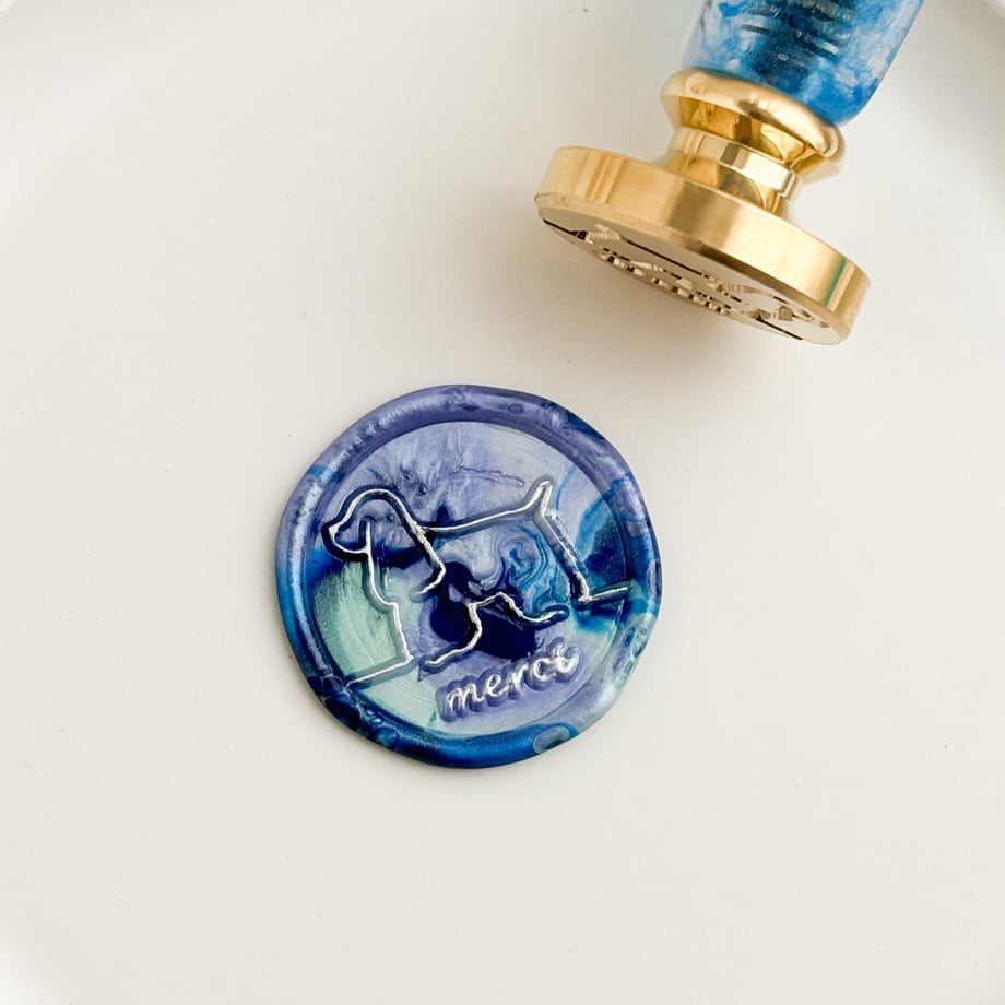 h118 original stamp head 【merci dog】 | シーリングスタン...